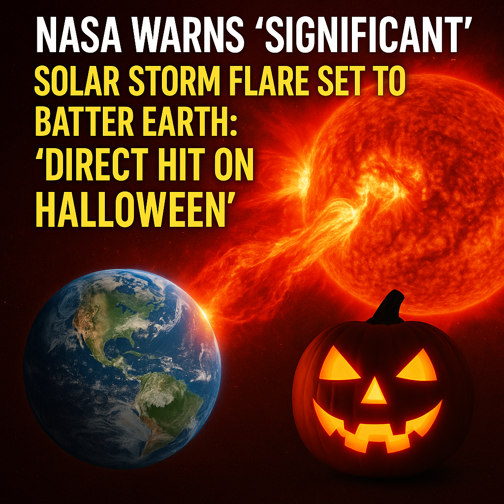 NASA warns ‘significant’ solar storm flare set to batter Earth: ‘Direct ...